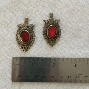 Unbranded | Jewelry | Pair Of Middle Eastern Brass Tone Pendants With ...